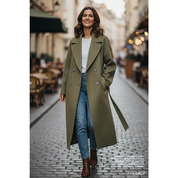 The Drop | Jackets & Coats | The Drop Womens Jessy Elongated Overcoat ...